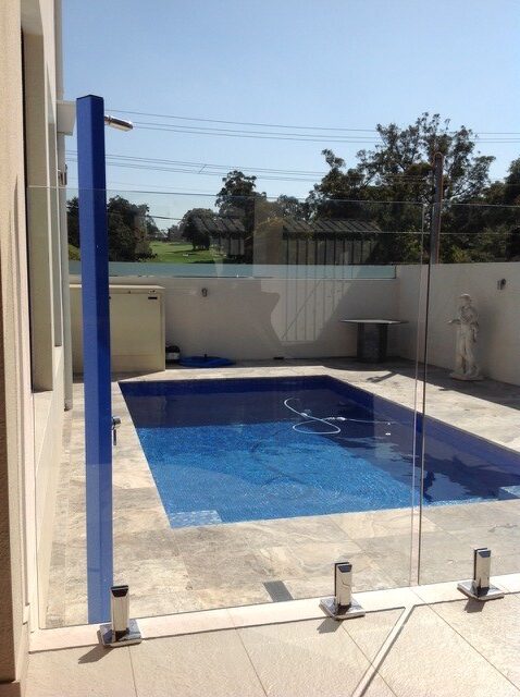 Freestanding Shower Installation Gallery - Pool, Garden, Bathroom | SMG